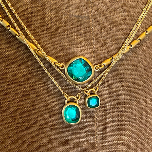 EMERALD PENDANT NECKLACE – Eli Halili