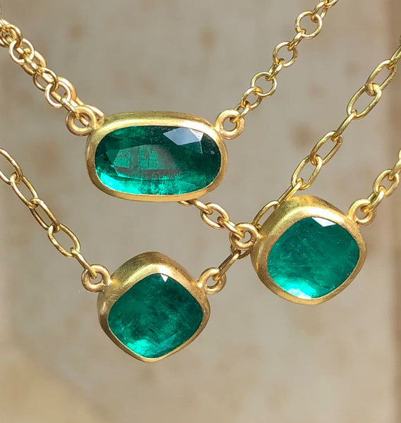 EMERALD PENDANT NECKLACE – Eli Halili