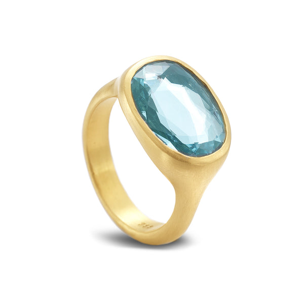 Aquamarine Nesting Ring | Eli Halili