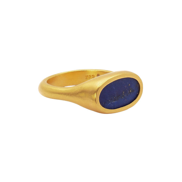 Oval Lapis Ring | Eli Halili