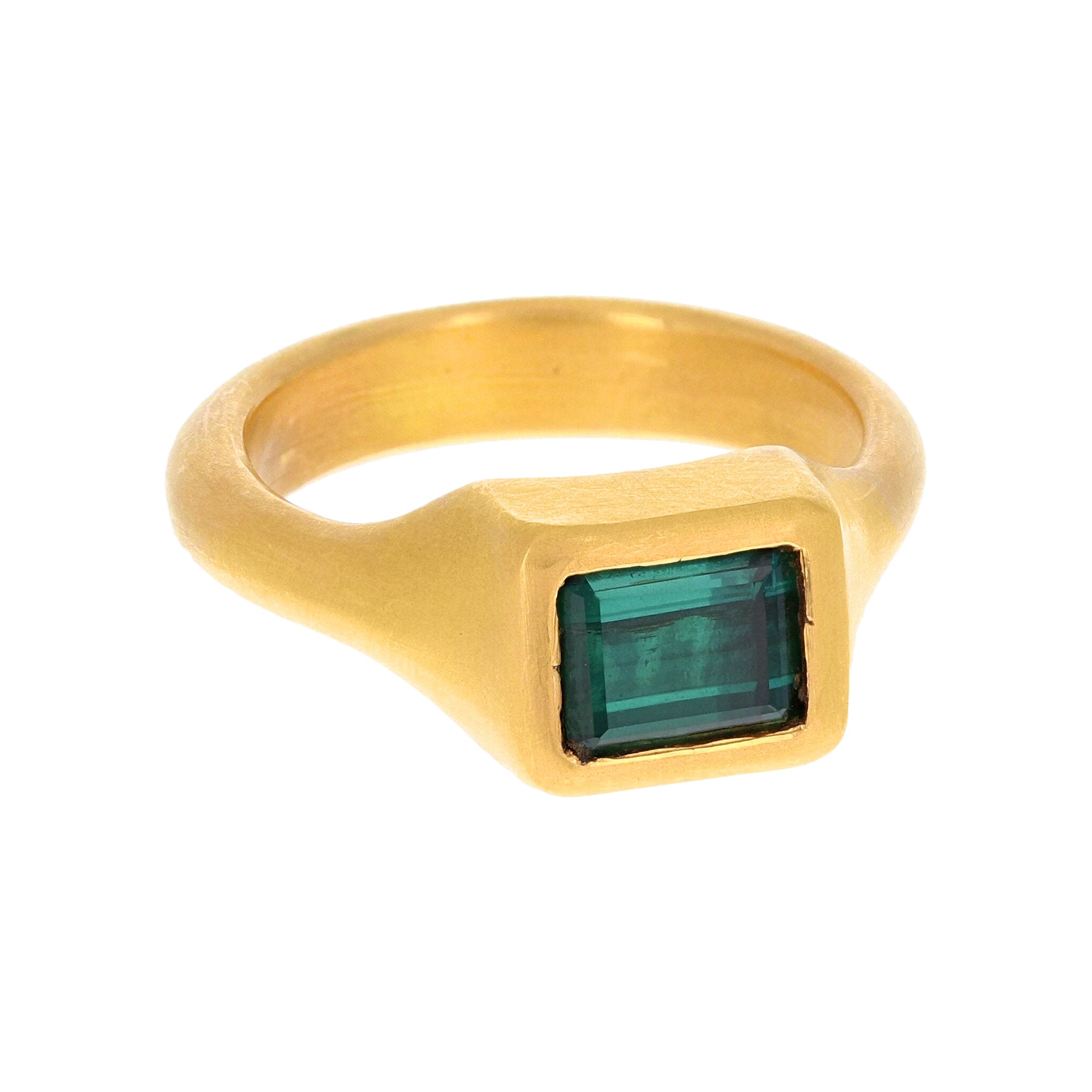 Emerald Cut Tourmaline Ring | Eli Halili