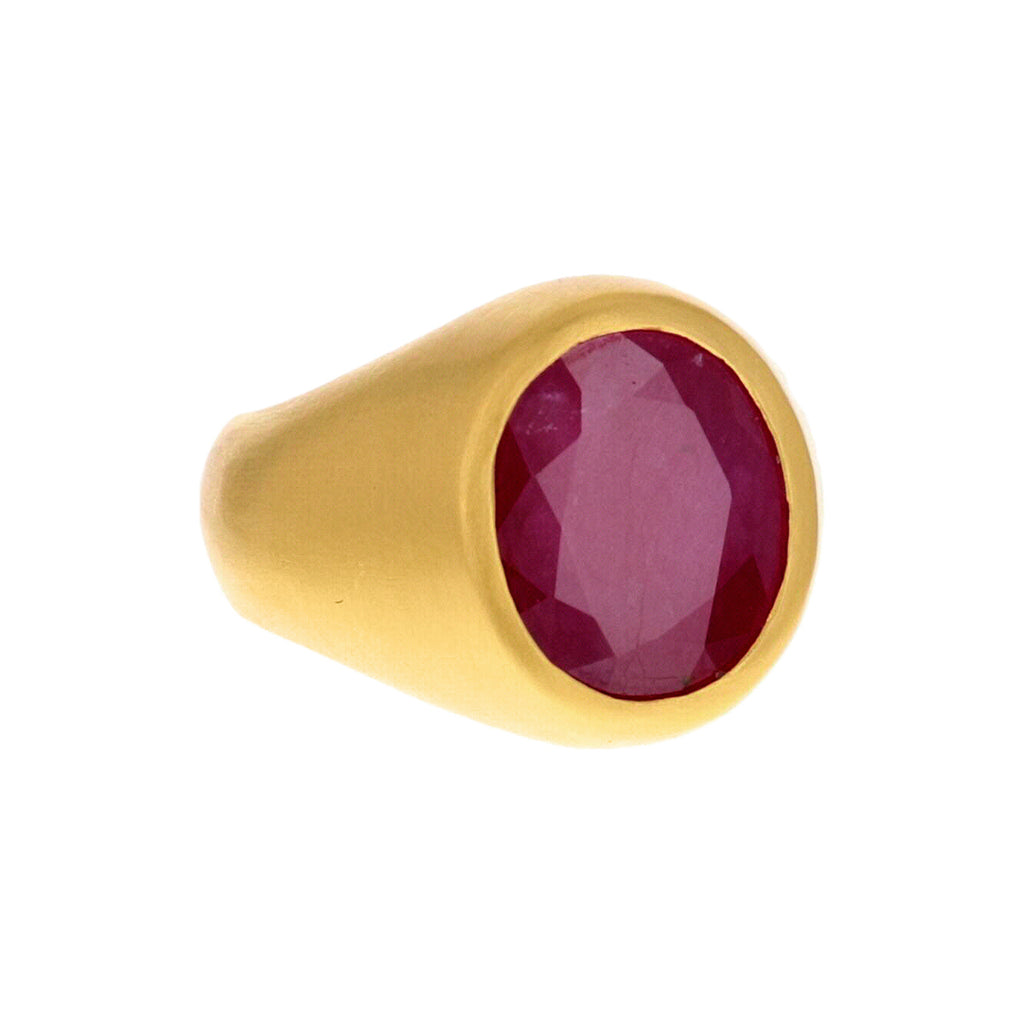 22k Gold Ruby Ring