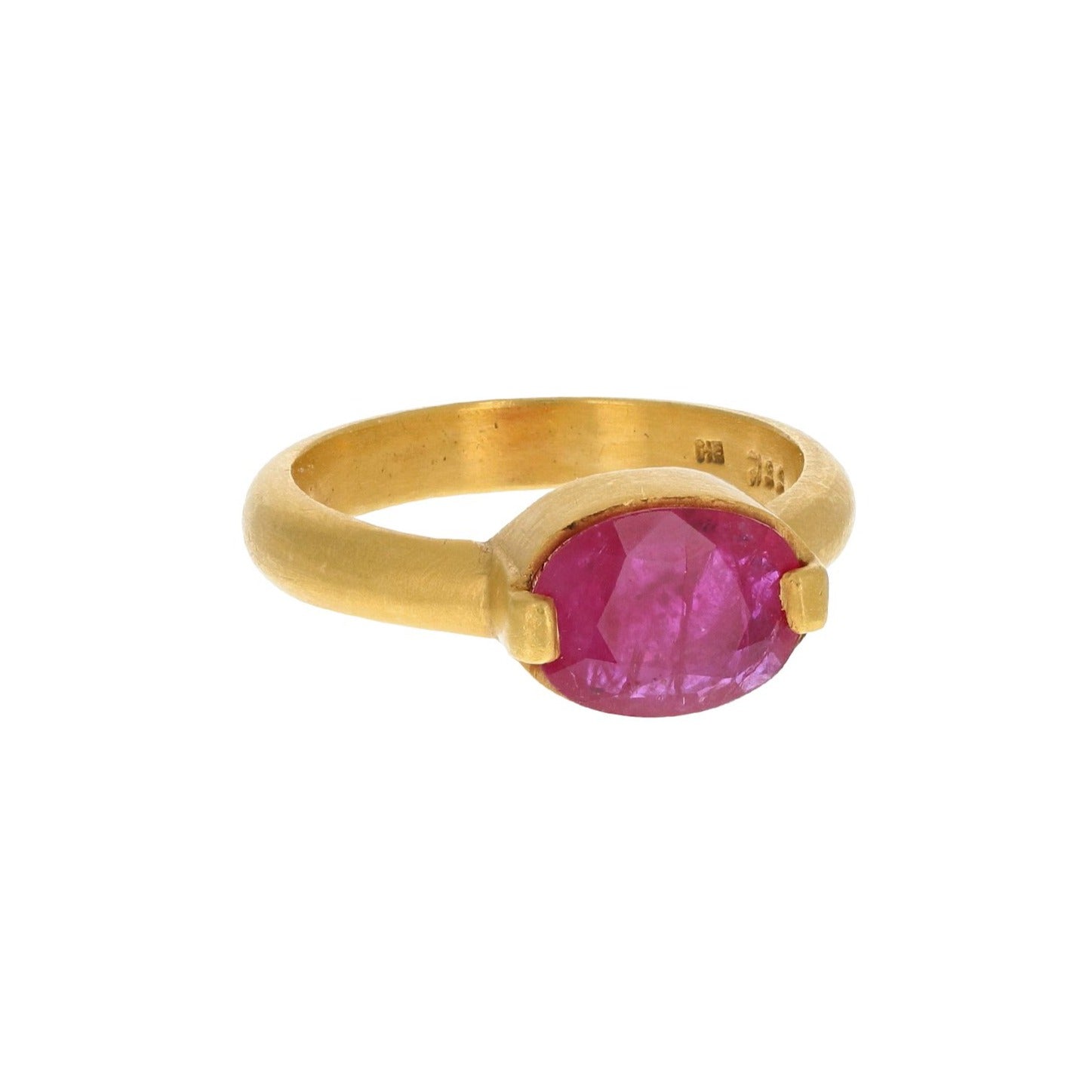 Dual Set Ruby Ring | Eli Halili